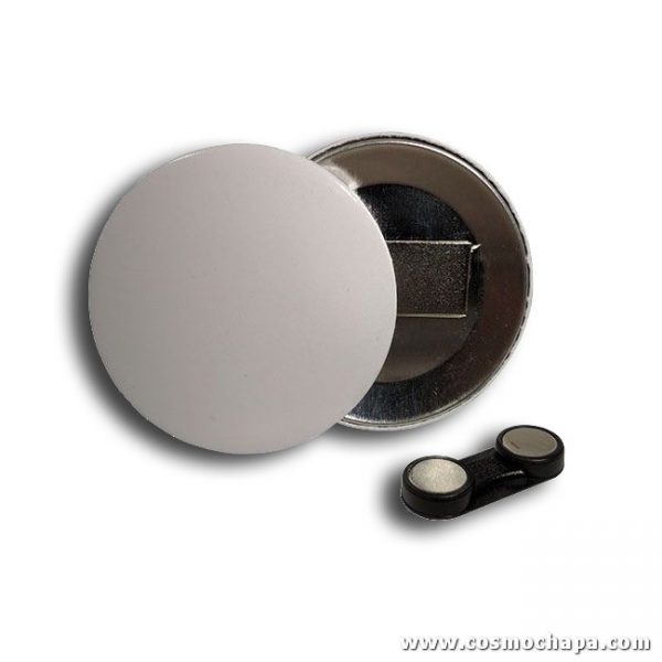 Chapas redondas con imán para ropa - Komunicat